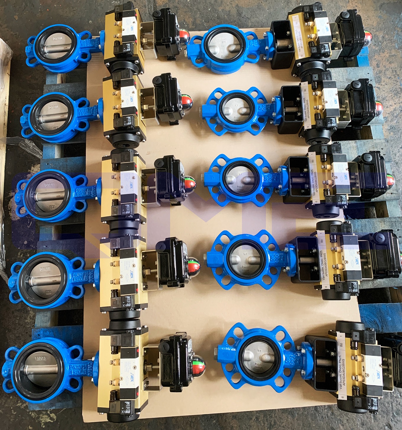 Van bướm, van bi Sirca DN20, DN25, DN50, DN80, DN100, DN150, DN250, DN300, DN400